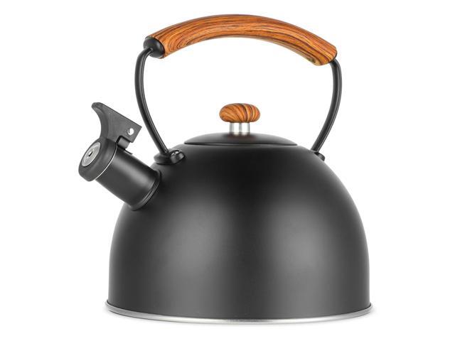 Click here for MegaChef 3.2 Quart Whistling Tea Kettle with Wood... prices