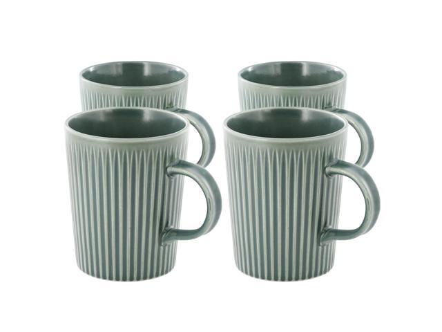 Click here for Meritage 4 Piece 16.5 Ounce Embossed Stoneware Mug... prices