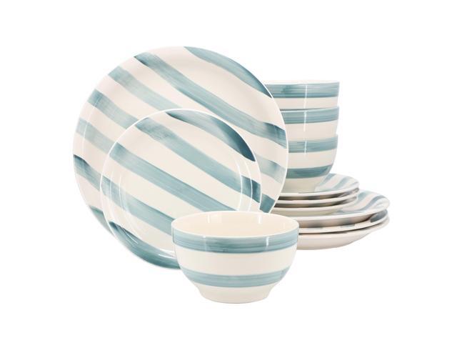 Click here for Gibson Home Kenwood Shores 12 Piece Stoneware Dinn... prices