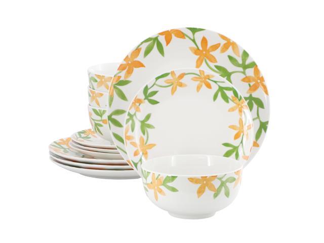 Click here for Gibson Home Surrey Hill 12 Piece Round Fine Cerami... prices