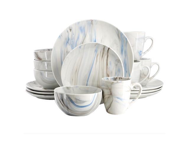 Click here for Elama Fine Marble 16 Piece Porcelain Dinnerware Se... prices