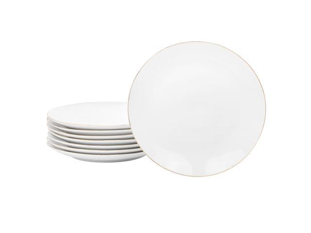 Click here for Gibson Home Ogalla 8 Piece 7.5 Inch Gold Banded Fi... prices