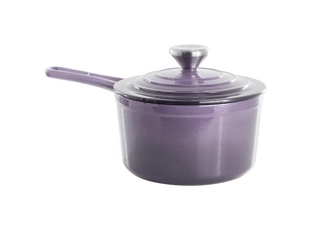 Click here for MegaChef 2 Quart Enameled Cast Iron Sauce Pan in G... prices