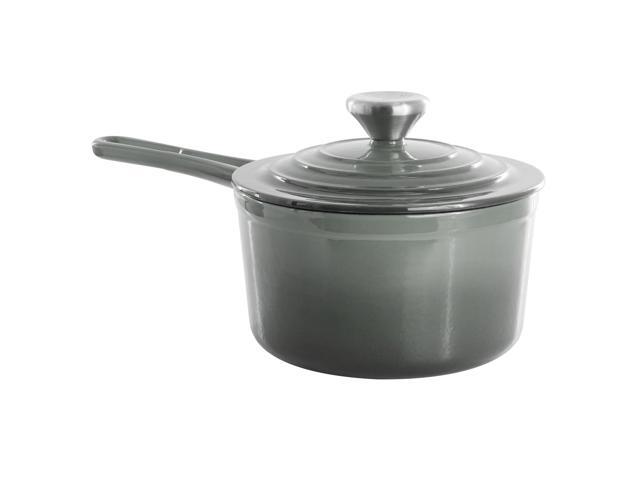 Click here for MegaChef 2 Quart Enameled Cast Iron Sauce Pan in G... prices