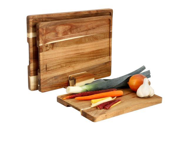 Click here for MegaChef 3 Piece Acacia Wood Cutting Board Set wit... prices