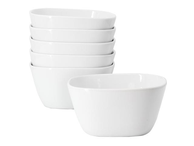 Click here for Our Table Simply White 6 Piece 6 Inch Porcelain So... prices