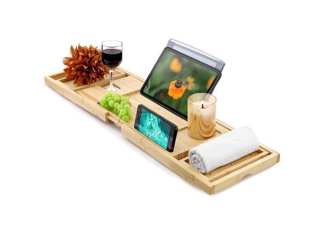 Click here for MegaChef Expandable Bamboo Wood Bath Tray prices