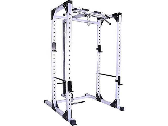 Click here for Deltech Fitness Squat Rack with Lat Attachment (DF... prices