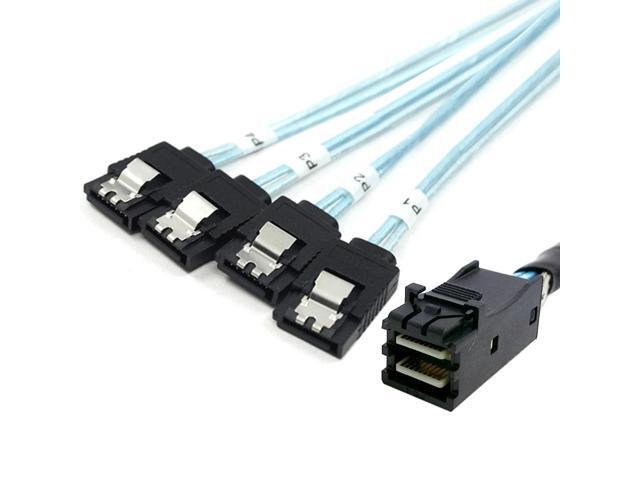 Click here for Vszerda Mini SAS SFF-8643 Host 1 to 4 SATA 7Pin Ta... prices