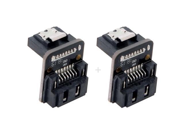 Click here for Vszerda SATA 7Pin Female to 7pin Male 90 Degree An... prices