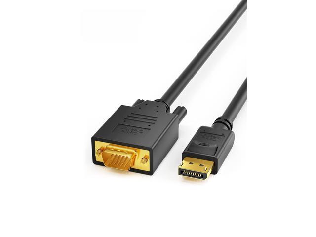Click here for KEHIPI 6ft DP to VGA Cable  Black  Supports 1080P@... prices