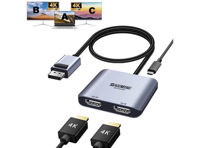 Click here for KEHIPI DisplayPort to Dual HDMI Adapter  4K@60Hz m... prices