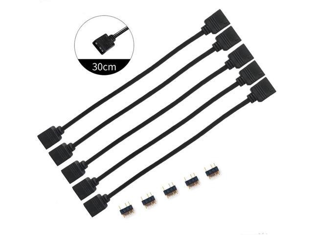 Click here for 5 Pack 5V 3-Pin RGB Female to Female RBW LED Strip... prices