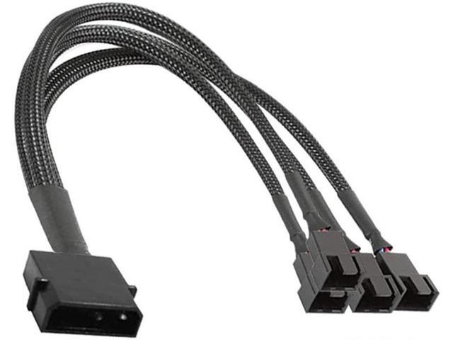 Click here for Molex to 3 Pin 4 Pin Fan Sleeved Power Splitter Ca... prices