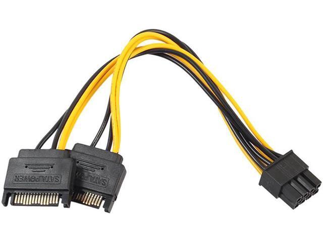 Click here for SATA to GPU 8 Pin Power Adapter Cable - 2 x SATA 1... prices