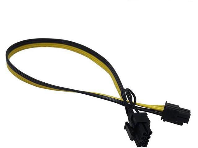 Click here for 1.64ft 18AWG PCIe 6pin to 8pin(6+2) Male to Male P... prices