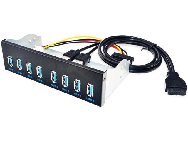 Click here for 8 Ports USB 3.0 Hub 5.25 Front Panel Internal CD-R... prices