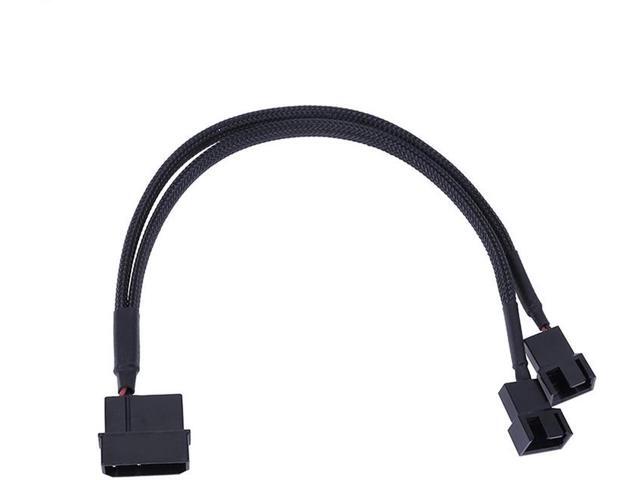 Click here for 10 inch Black Sleeved 4pin IDE Molex to 2 Ports 3P... prices