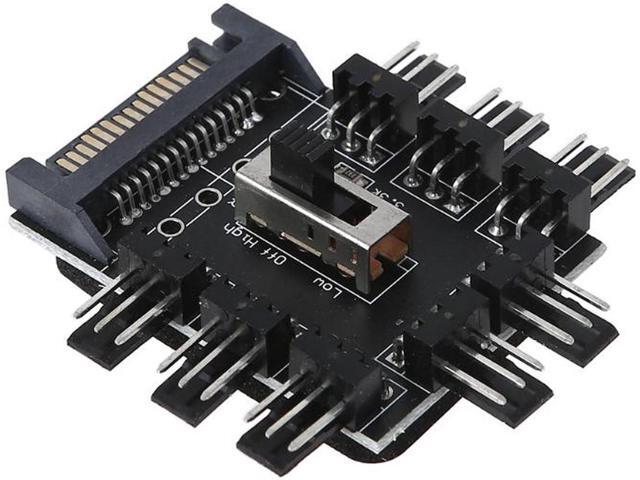 Click here for PC Fan Speed Controller - 8 Way Cooling Fan Hub w/... prices