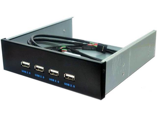 Click here for 4 Ports USB 2.0 USB Hub PC Case 5.25 Inch Front Pa... prices