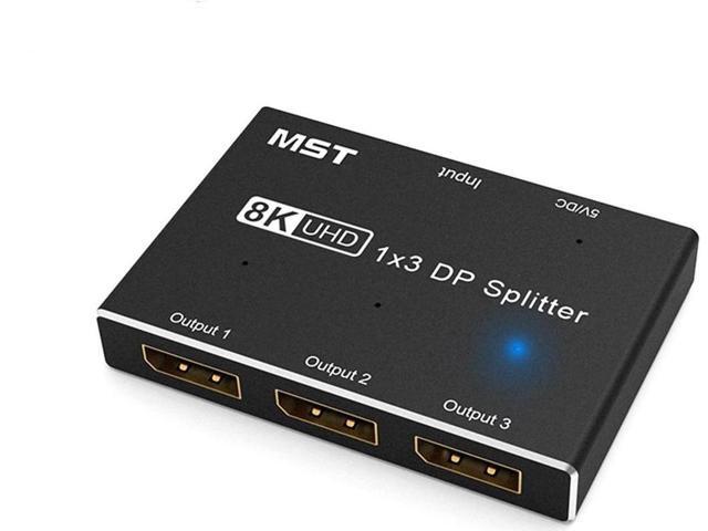 Click here for 1 in 3 Out 8K DisplayPort-compatible Splitter 8K@3... prices