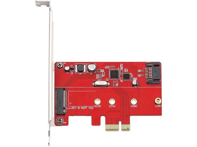 Click here for PCIe X1 to M.2(NGFF) + SATA 6G (HDD/SSD) with Stan... prices