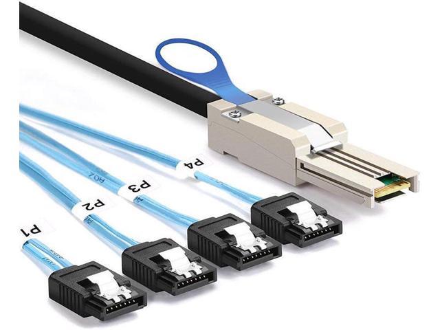Click here for Mini SAS 36Pin (SFF-8088) Male to 4 SATA 7Pin Fema... prices