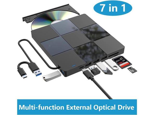 Click here for [7 in 1] External CD DVD Drive  USB 3.0 Type-C CD... prices
