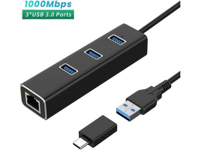 Click here for 3 Ports USB 3.0 Hub with 1000M RJ45 Ethernet Adapt... prices
