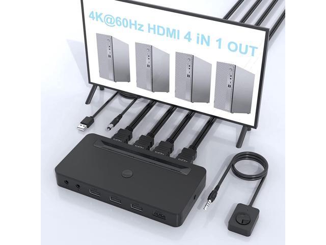 Click here for Vszerda 4K HDMI KVM Switch 4 Ports for 4 Computers... prices
