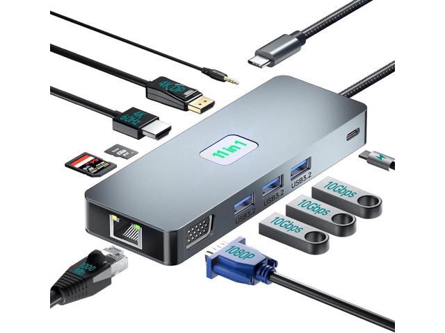 Click here for [11 in 1] USB C Docking Station with 3 USB 3.2 Gen... prices