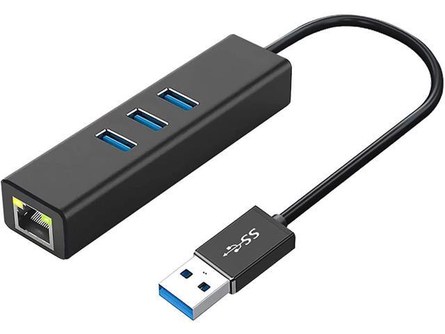 Click here for USB 3.0 Hub to 3x USB3.0 1x RJ45 Ethernet Adapter... prices