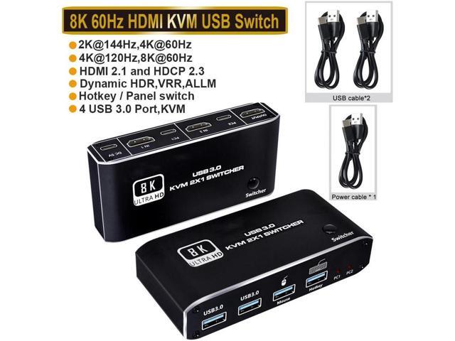 Click here for 2 Port HDMI KVM Switch 2 in 1 Out  HDMI USB 3.0 KV... prices
