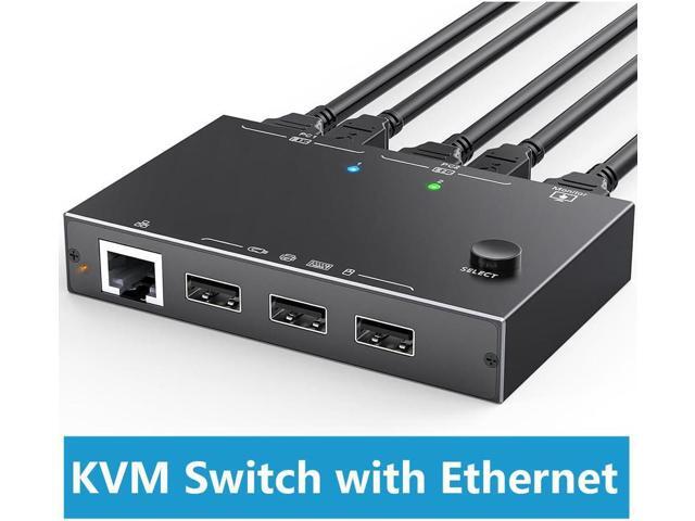 Click here for 2 Port HDMI KVM Switch with Ethernet  HDMI KVM Swi... prices