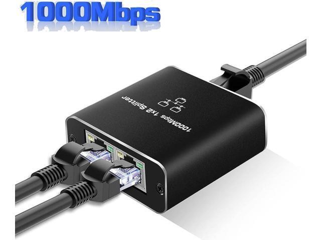 Click here for RJ45 Ethernet Splitter 1 to 2 Out  1000Mbps Networ... prices