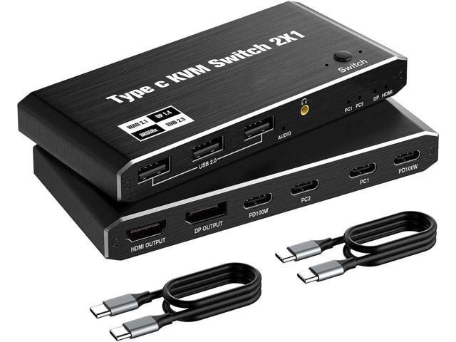 Click here for USB C KVM Switch 8K @60Hz 4K @120Hz  2 Port Type C... prices