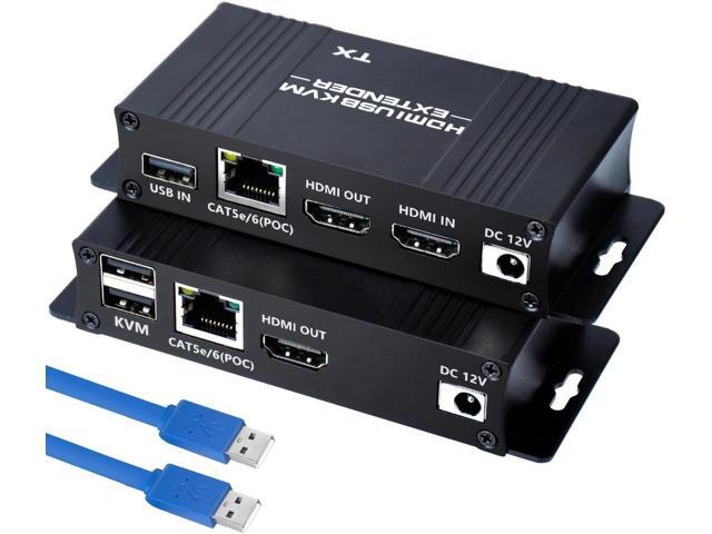 Click here for HDMI KVM USB Extender Over Cat5e/6/7-164FT HDMI to... prices