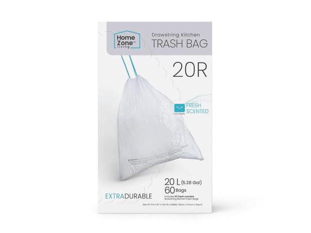 Click here for Home Zone Living 5.3 Gallon Kitchen Trash Bags wit... prices