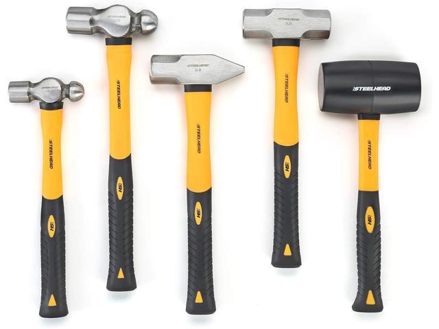 Click here for STEELHEAD 5-Piece Fiberglass Handle Hammer & Malle... prices