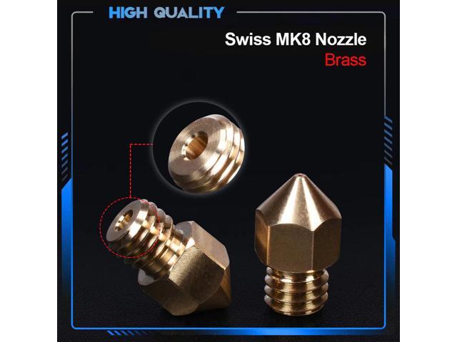 Click here for Swiss MK8 Nozzle Brass M6 Thread 1.75MM Filament 3... prices