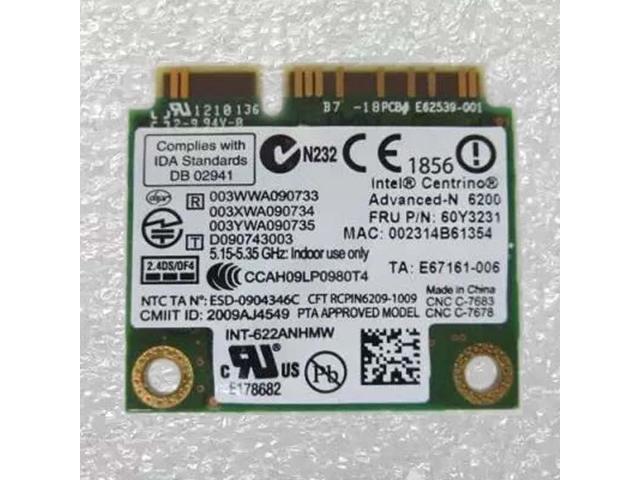 Click here for Int Centrino Advanced-N 6200 802.11abgn WiFi Card... prices
