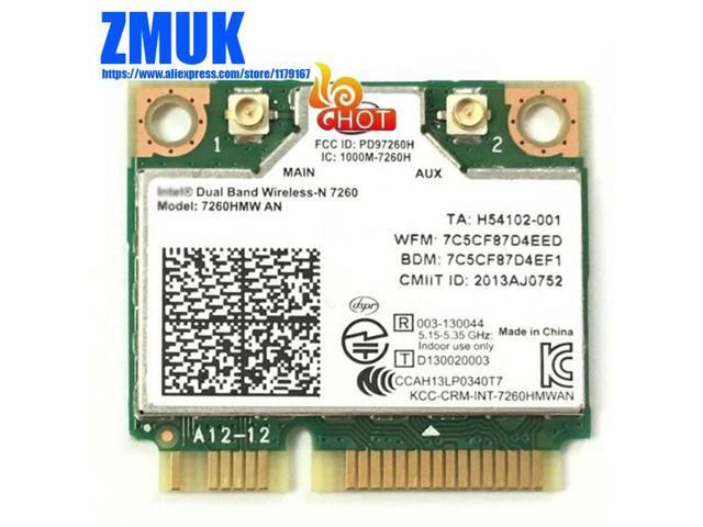 Click here for Int Dual Band (2.4G & 5G) Wireless-N 7260 802.11ab... prices