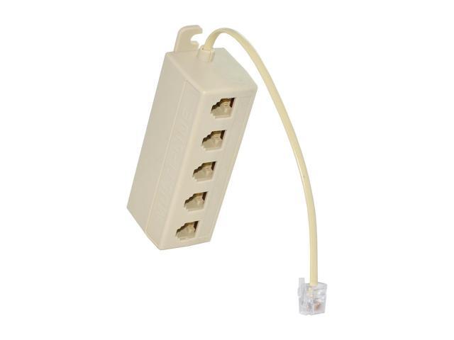 Click here for CYDZ 5 Way Outlet 6P4C RJ12 RJ11 6P4C to 6P4C 4 Wa... prices