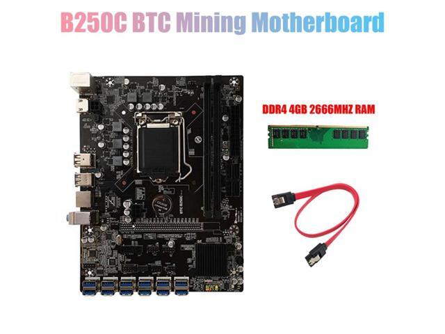 Click here for B250C BTC Mining Motherboard+DDR4 4G 2666MHZ Memor... prices
