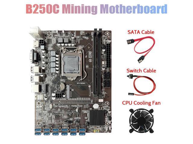 Click here for B250C BTC Mining Motherboard with G3930 CPU+Fan+SA... prices