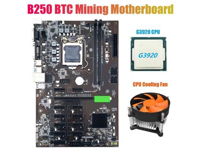 Click here for BTC B250 Miner Motherboard with G3920 CPU+Cooling... prices