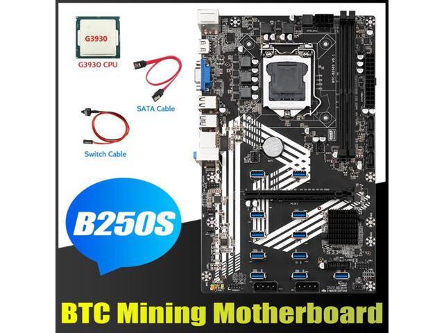 Click here for B250S Mining Motherboard+G3930 CPU+Switch Cable+SA... prices