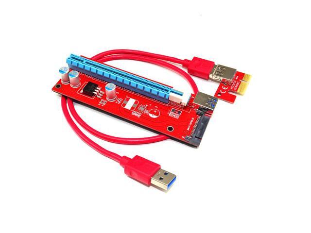 Click here for Red VER007S PCI Express PCIe Riser Card 1x to 16x... prices
