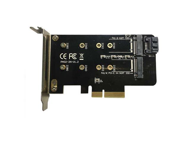 Click here for Dual M.2 PCIe Adapter M2 SSD NVME M Key SATA-based... prices