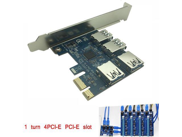 Click here for est 1 to 4 PCIE Adapter 1 Turn 4PCI-E PCI-E Slot O... prices